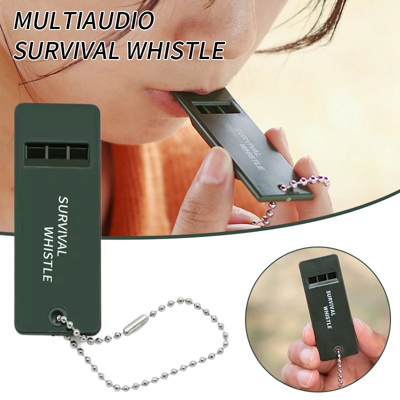 3-Frequency-Whistle-Outdoor-Survival-Whistle-Keychain-Camping-High ...
