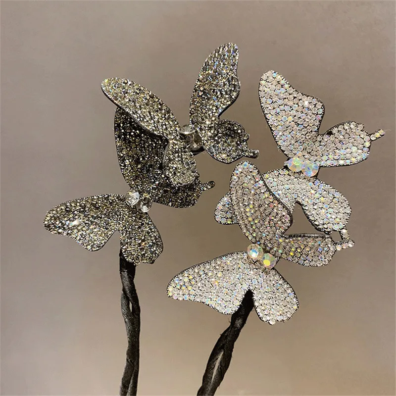 Chignon,A Braid Hair Device--Pince À Cheveux Papillon Pour Femmes ...