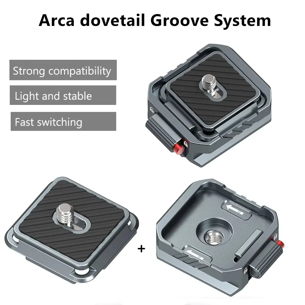 1-2PCS-Arca-Quick-Release-System-Plate-w-Arca-Swiss-Clamp-Camera-Mount ...