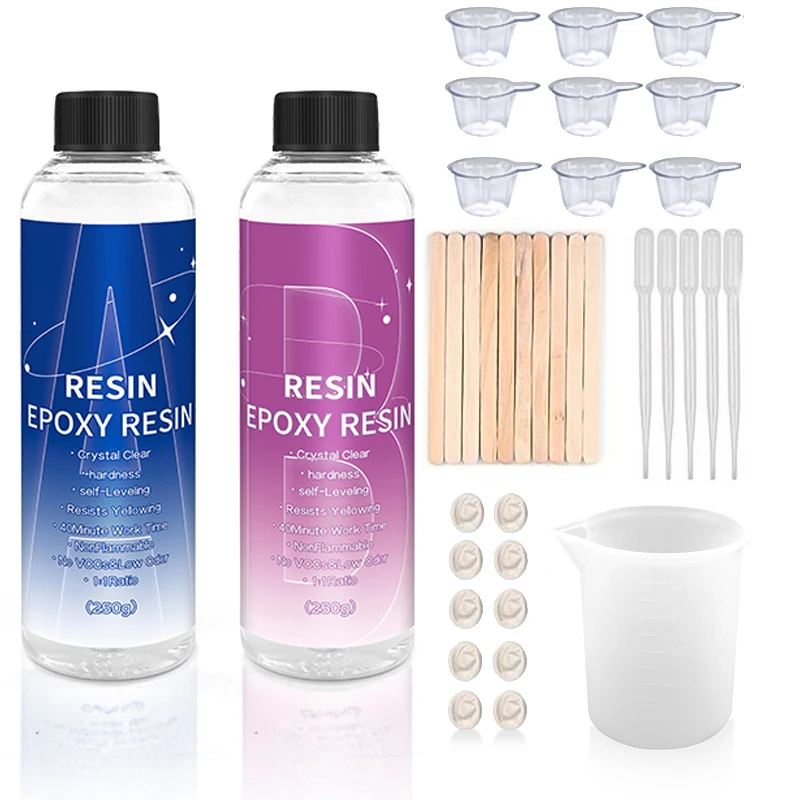 Crystal-Clear-Ep-xi-Resina-Kit-Arte-Suprimentos-para-Revestimento-e ...