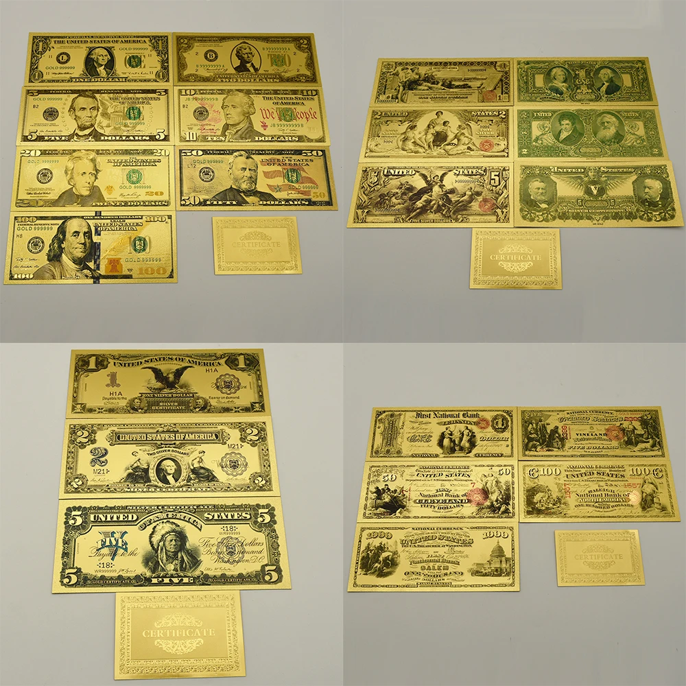1pcs-All-US-Dollar-Series-Gold-Foil-Banknotes-Home-Decoration-Fake ...