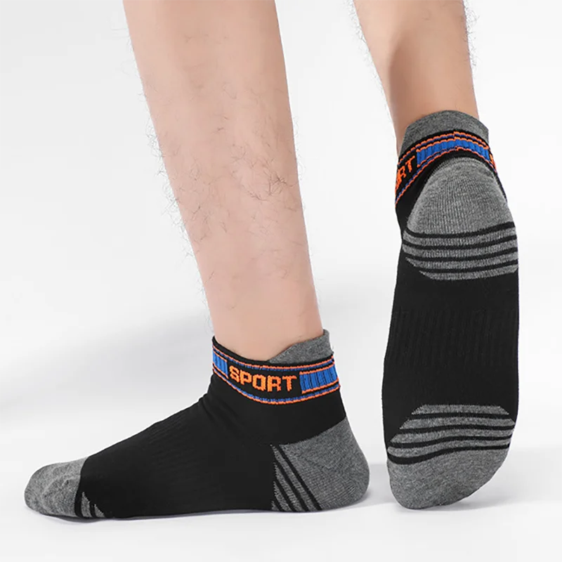 6 Pairs Of Men's Socks Pure Cotton Short Summer Thin Breathable ...