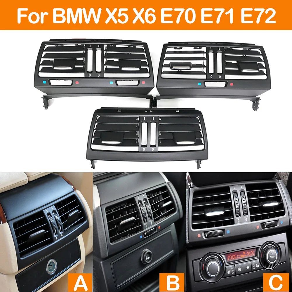Improved-Rear-Console-Air-Circulation-AC-Vent-Grille-Panel-Cover-for ...