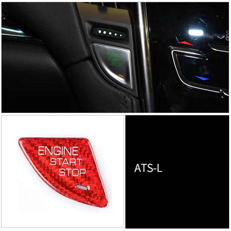 Carbon-Fiber-Start-Stop-Push-Button-Engine-Ignition-Switch-Protective ...