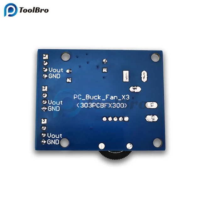 3Ch 3A Pwm Db Compotn Chassis Ventilátor-Vezérlő Szabályozó Modul Dc ...