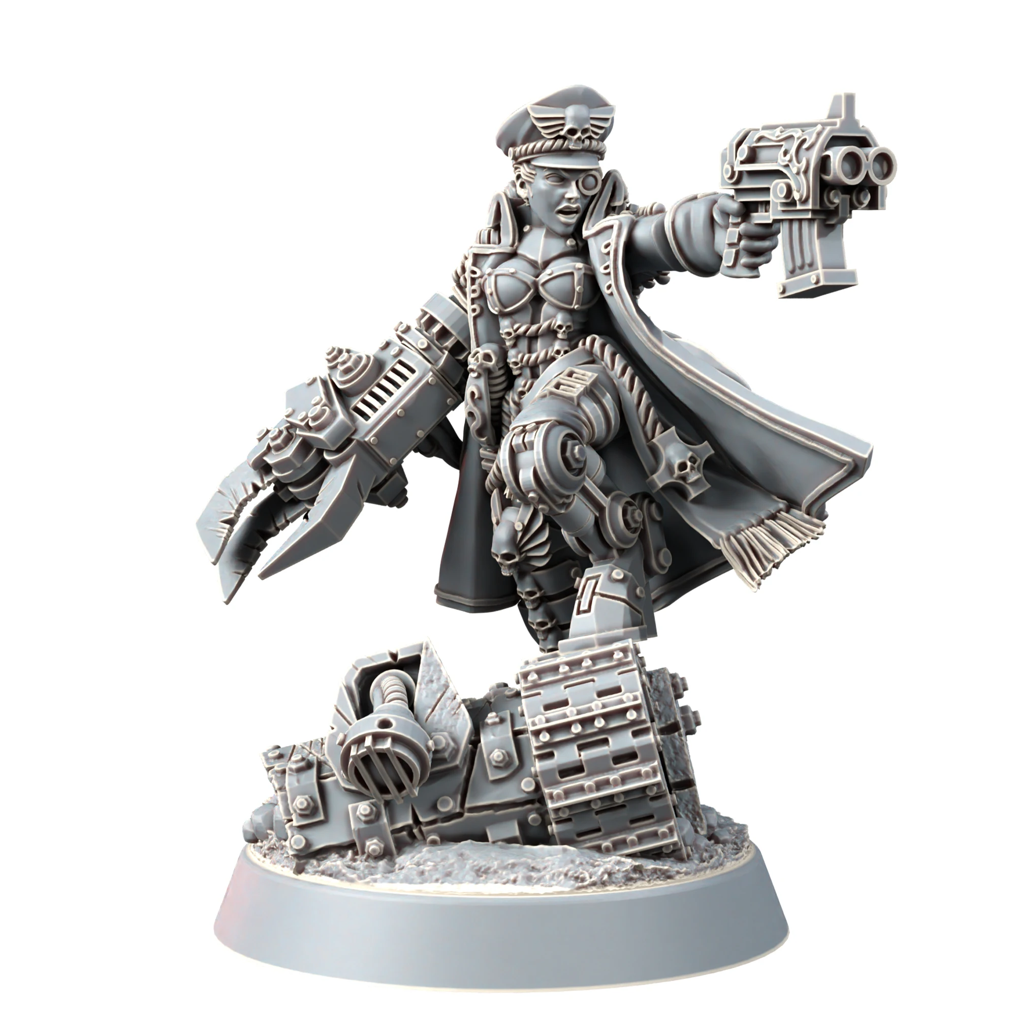 IMPERIAL-FEMALE-BRAVE-COMMISSAR-Imperial-Warrior-Wargame-Miniatures ...