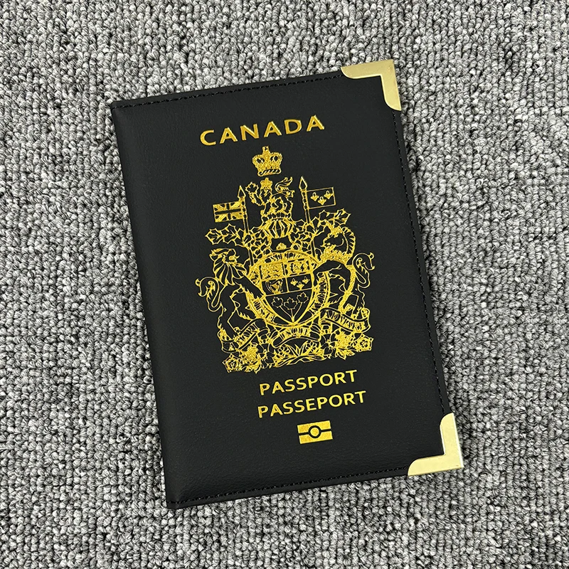 Canada Passport Cover Protector for Women Men Travel Pu Leather ...