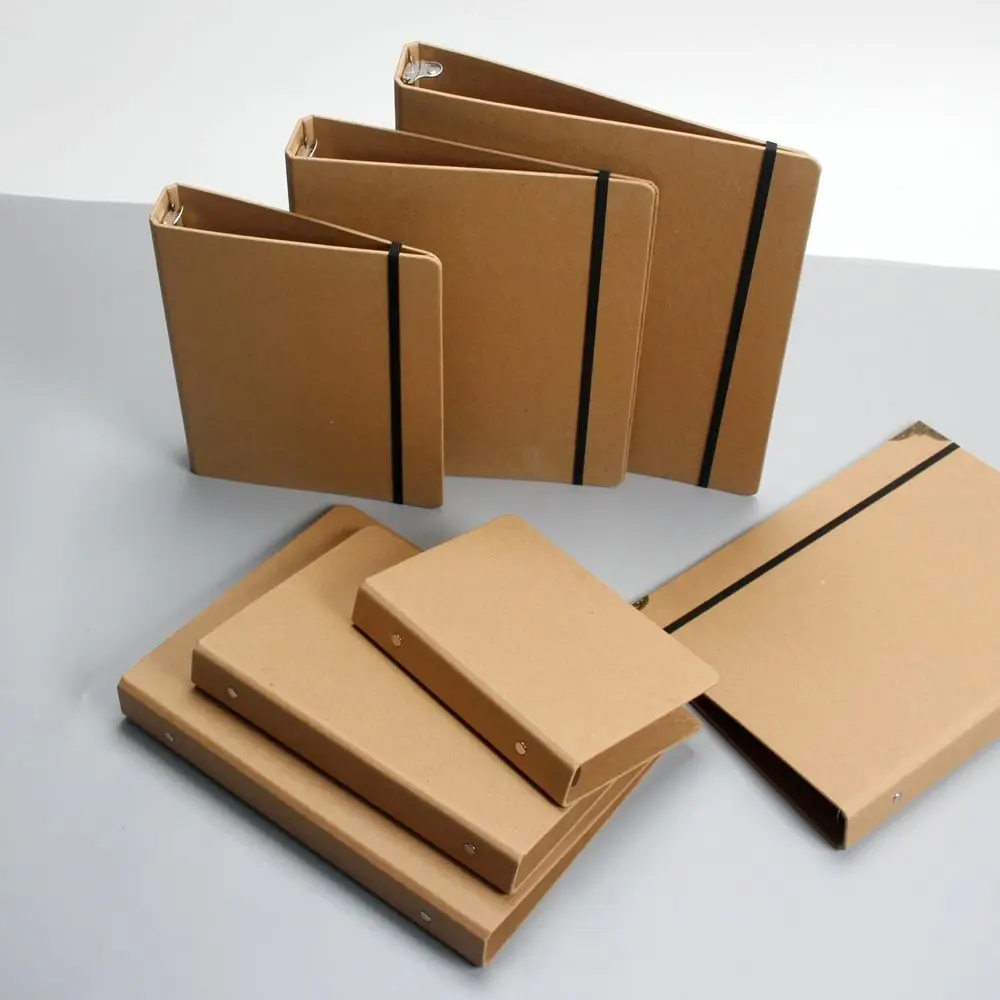 A4-A5-A6-Kraft-paper-Creative-Binder-Loose-Notebook-Diary-Loose-Leaf ...