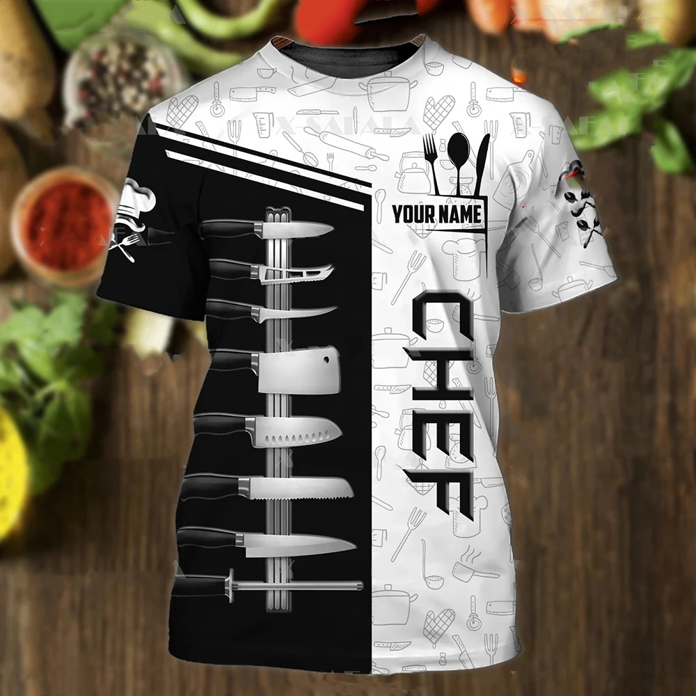 Summer-Men-s-T-shirt-Summer-Short-Sleeve-Kitchen-Items-Printed-Chef ...