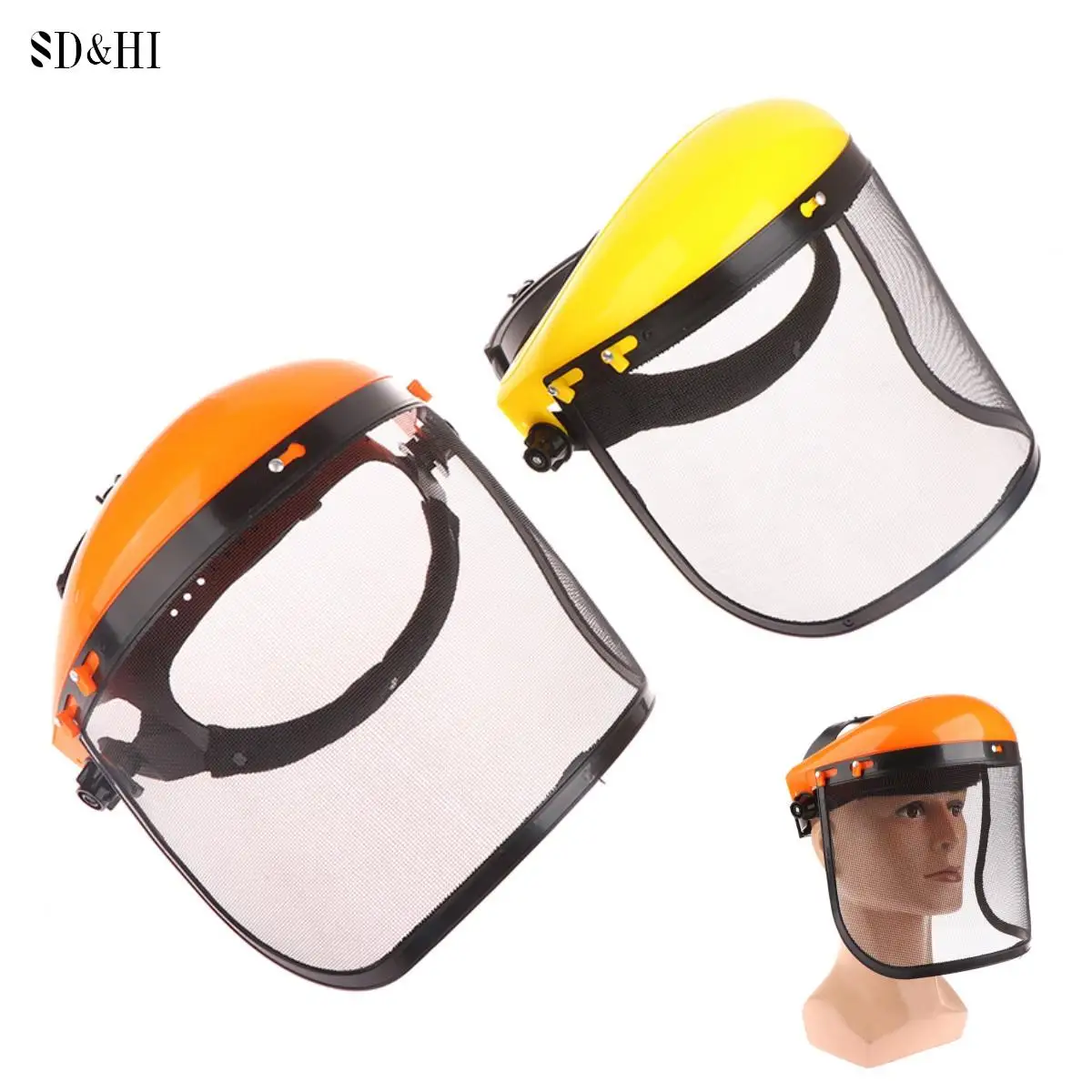1PC-High-Quality-Garden-Grass-Trimmer-Safety-Helmet-Hat-With-Full-Face ...