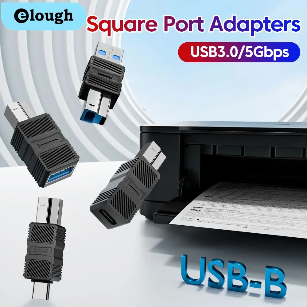 USB-B 3.0 Printer adapter Type-C to B Port Male Converter For ...