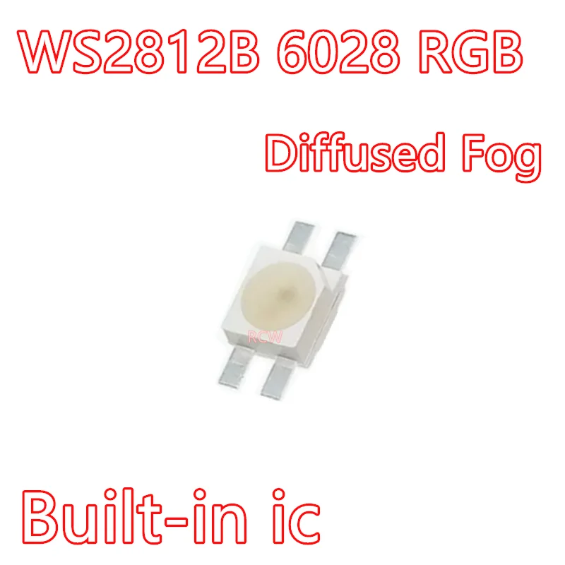 Reverse-Mount-6028-SMD-RGB-LED-WS2812B-5V-Diffused-Fog-Programmable-Pixels-3528-LED-Chip ...