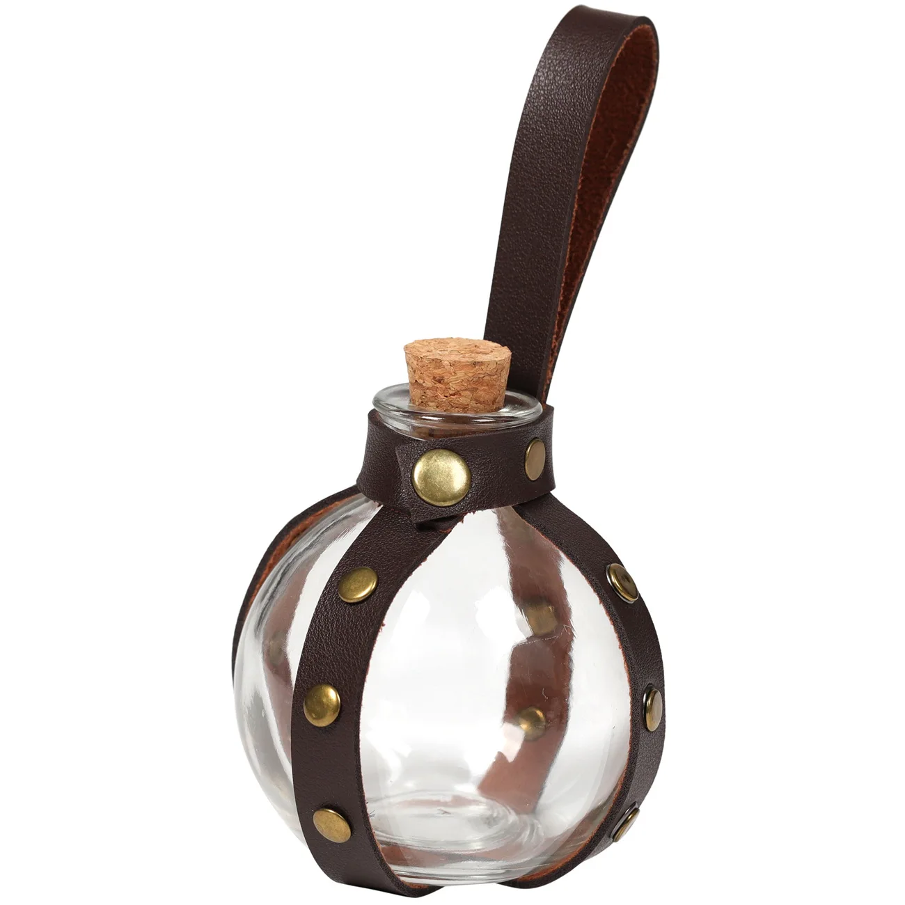 Halloween-Witch-Wizard-Dark-Magic-Cork-Bottle-With-Leather-Clothing ...