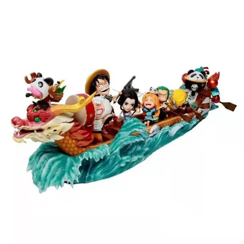 Bandai Animation One Piece King Straw Hat Group Nine People Rowing ...