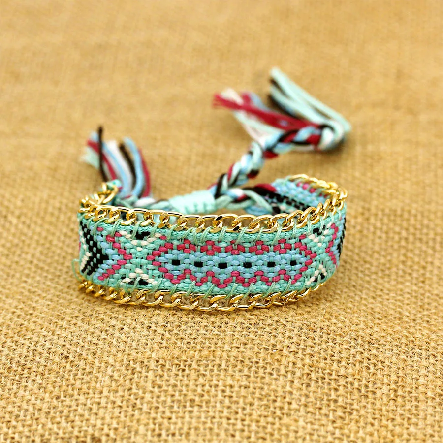 Ladies hand-knitted Watch Bands Women Bohemian style Wrist Bands For ...