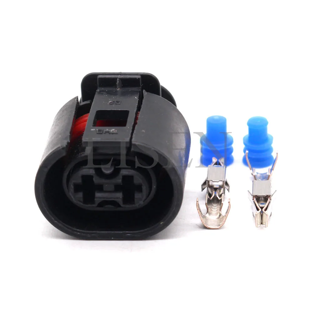 6N0927997-Electronic-2-Pin-Black-ABS-speed-Sensor-Connector-For-Skoda ...