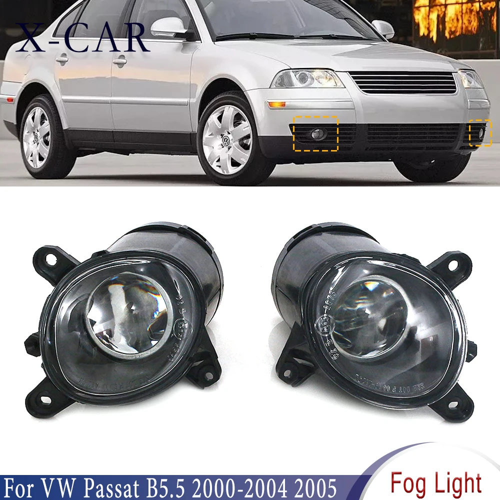 X-CAR-Halogen-Front-Bumper-Driving-Fog-Light-For-2001-2005-VW-PASSAT ...