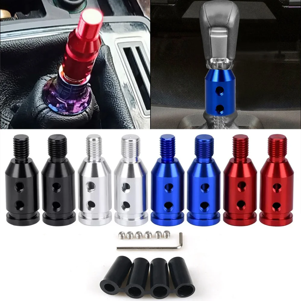 Aluminum-Alloy-Universal-Car-Manual-Gear-Shift-Knob-Adapter-For-M10x1-5 ...