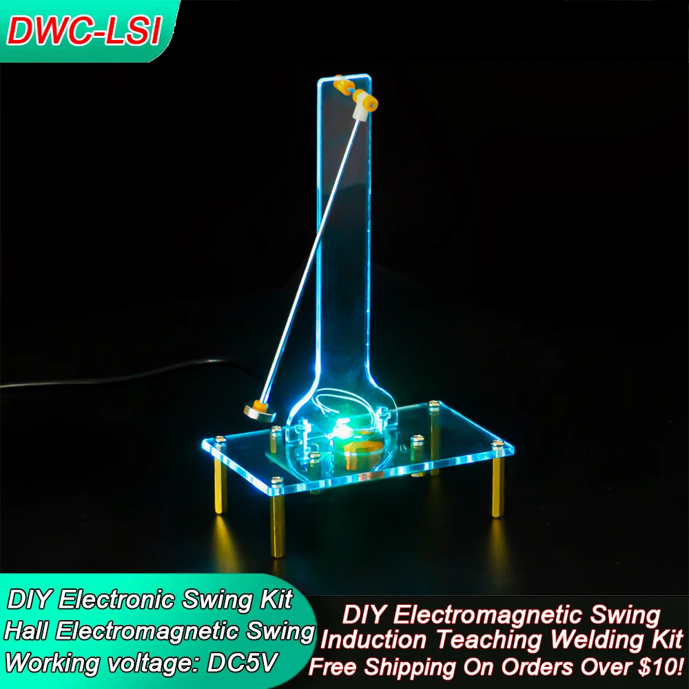 DIY-Electromagnetic-Swing-Induction-Kit-PCB-Teaching-Training ...