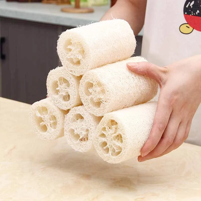 Natural Loofah Kitchen Scrubber | Natural Loofah Luffa Scrubber - 5pcs ...