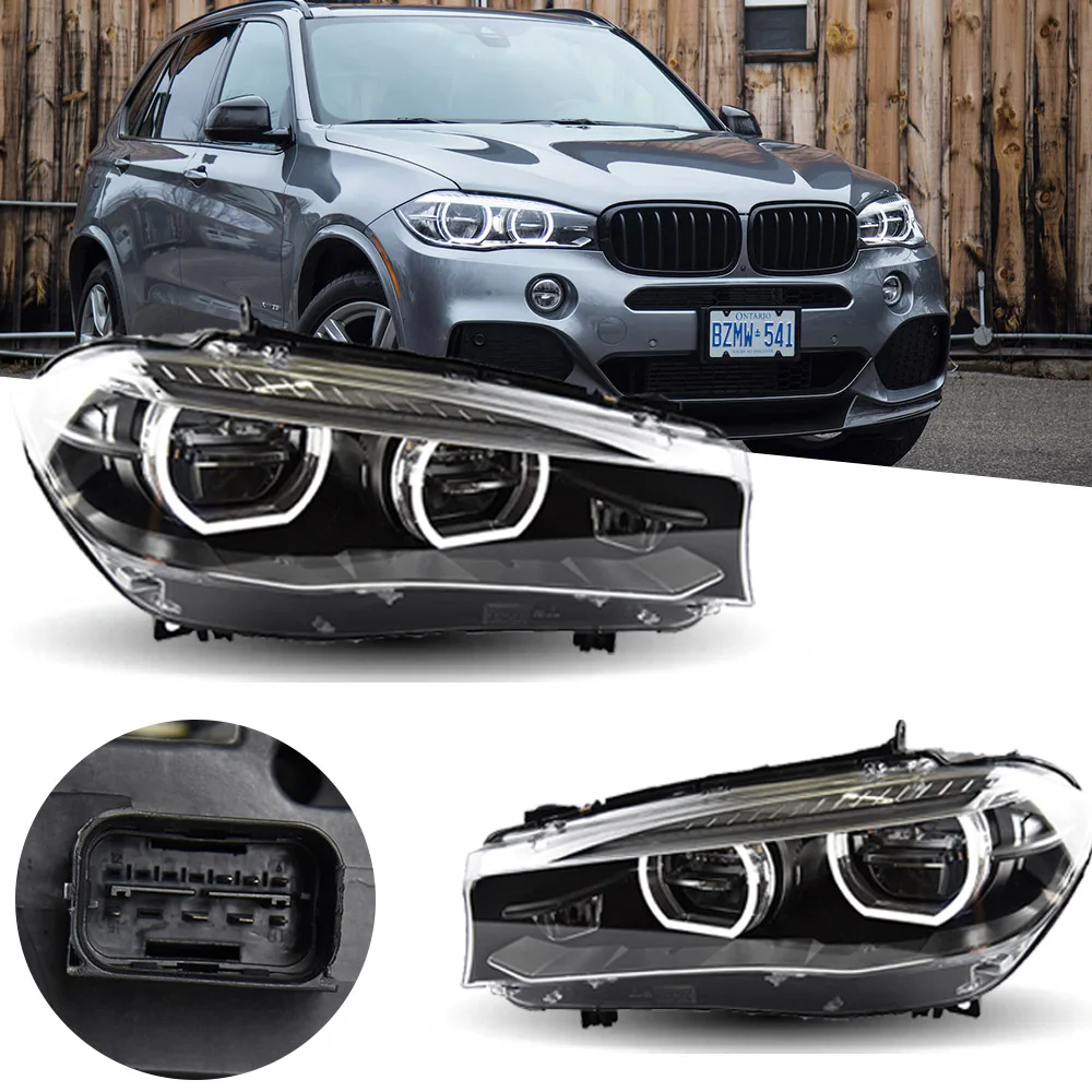 Headlight-For-BMW-X5-F15-LED-Headlights-2014-2018-X6-F16-Head-Lamp-Car ...