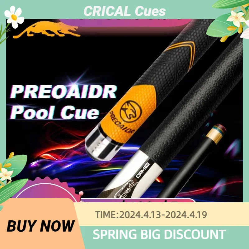 PREOAIDR-3142-Pool-Cue-Carbon-Maple-Shaft-Black-Technology-Stick-12-5 ...