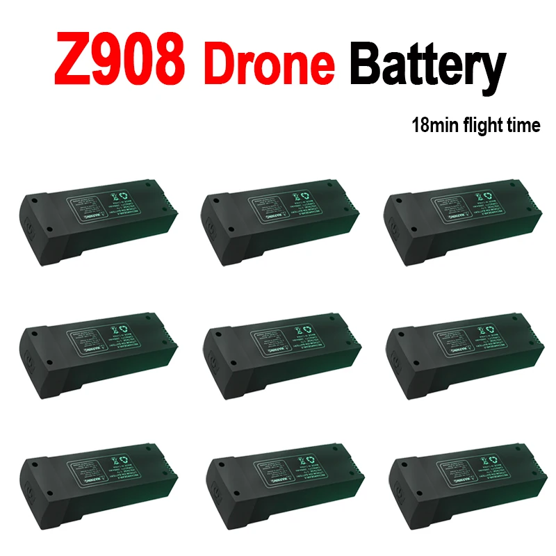 Z908 Pro Original Battery 3.7V 2000MAh For Z908 PRO Drone Battery Z908 ...