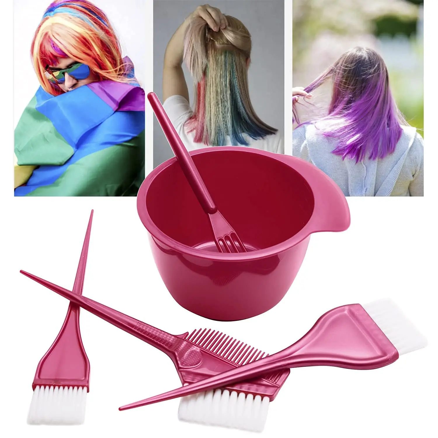 5PCS-Hair-Dye-Coloring-Glitter-Set-Hair-Dye-Color-Kit-Hair-Mixing-Bowl ...