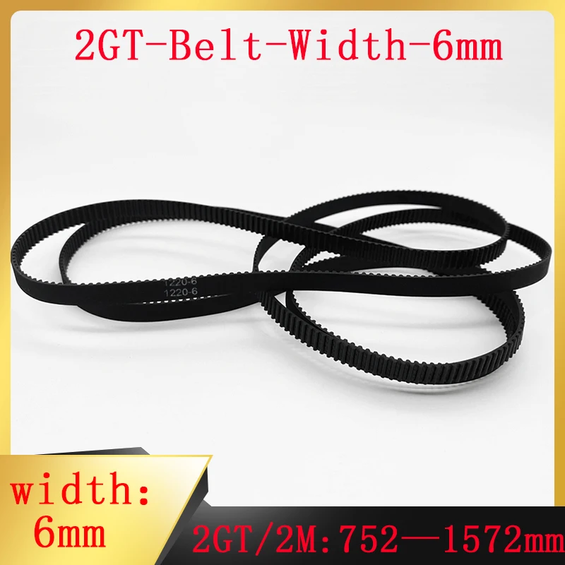 2MGT-2M-2GT-Synchronous-Timing-Belt-Pitch-Rubber-Timing-Belt-Length-752 ...