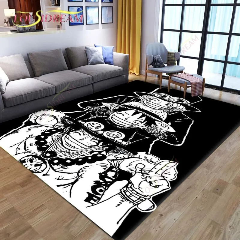One Piece Ace Luffy Carpets for living room Rugs for Bedroom | One ...