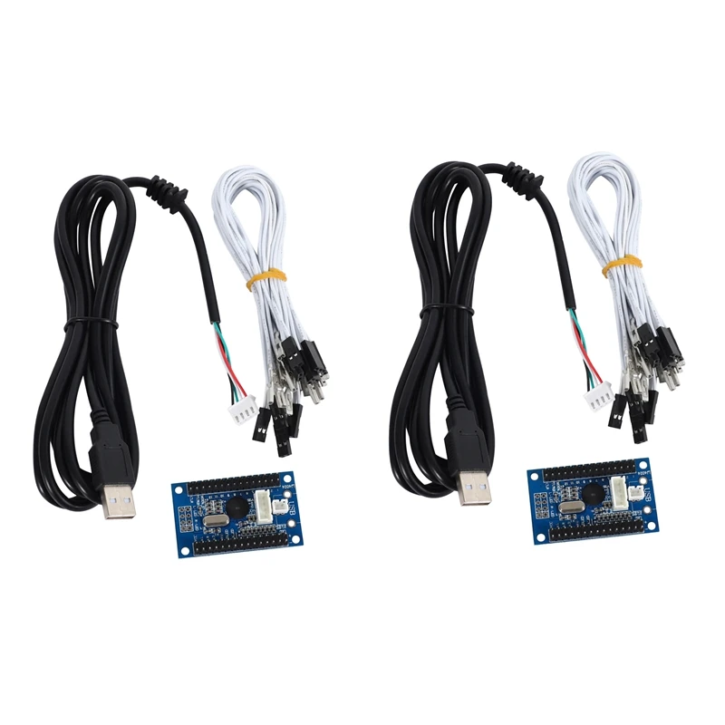 2X Arcade Game Controller USB Free Drive Game Control Chip For KOF ...