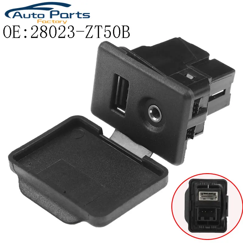 New-Console-USB-AUX-Auxiliary-Outlet-For-2010-2014-Nissan-Sentra-28023 ...