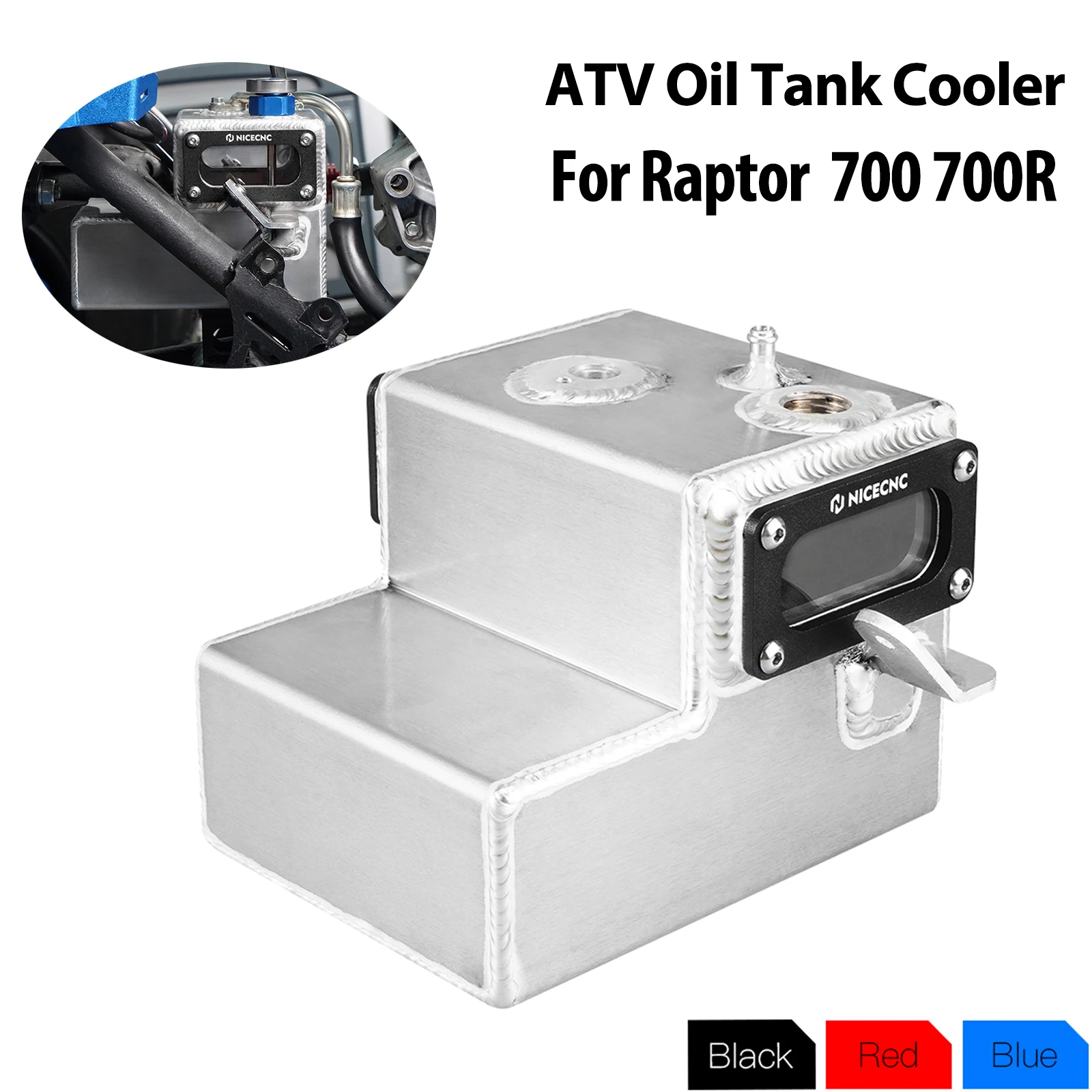 Upgraded Oil Tank Cooler System Transparent Windows ATV For Yamaha ...