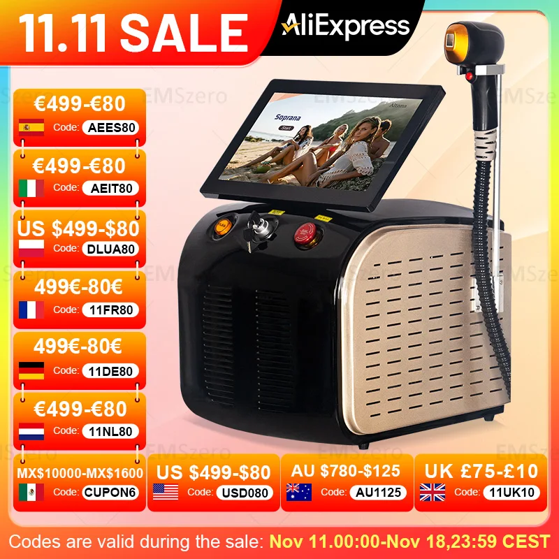 2024-Powerful-3000W-Alexandrite-Ice-Platinum-Laser-Epilator ...