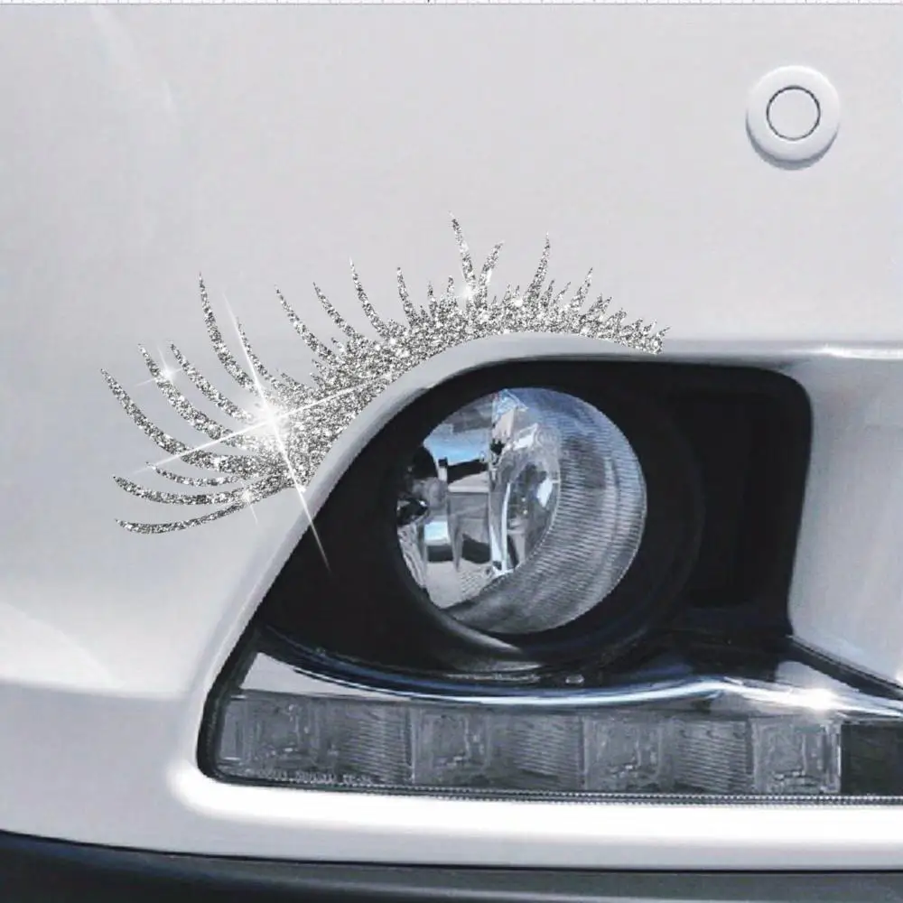 2pcs-set-imitation-drill-shines-brightly-Car-Headlights-Realistic ...