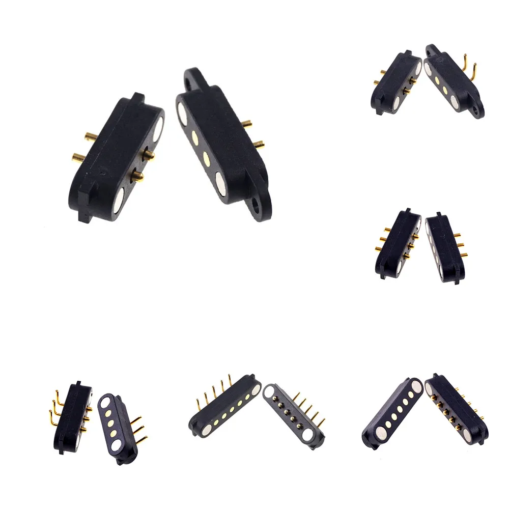 Right Angle Pogo Pin | Grid Strip | Connectors - 2 Header Male Female 3 ...