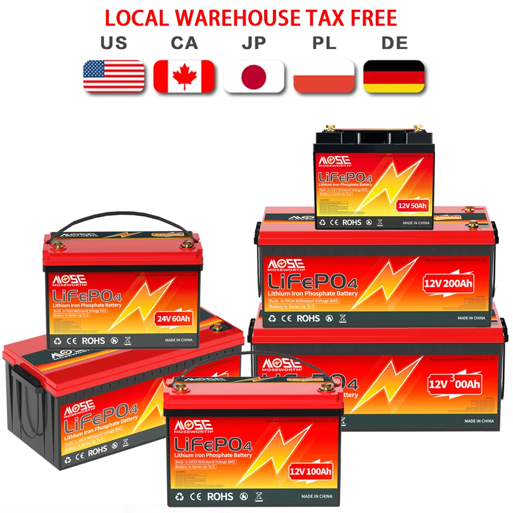 Mose-Hot-Sale-Lifepo4-Pack-Lipo4-12V-50Ah-100Ah-200Ah-Lithium-Iron-Ion ...