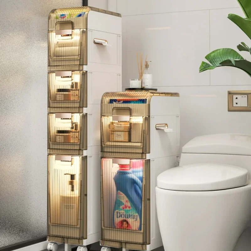Slim-Slot-Toilet-Storage-Cabinet-Home-Bathroom-Narrow-Organizer-with ...
