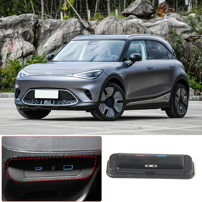 For-Mercedes-Benz-Smart-Elf-1-2022-Rear-USB-Protective-Cover-Car ...