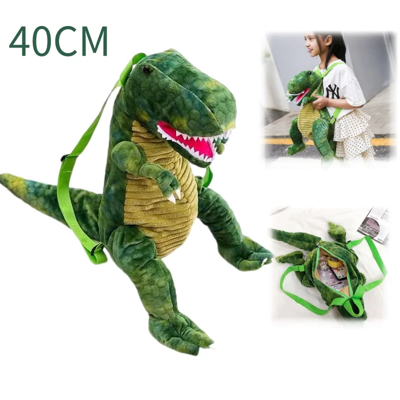 Children-Cartoon-Dinosaur-Plush-Doll-Backpack-Funny-Stuffed-Toy ...