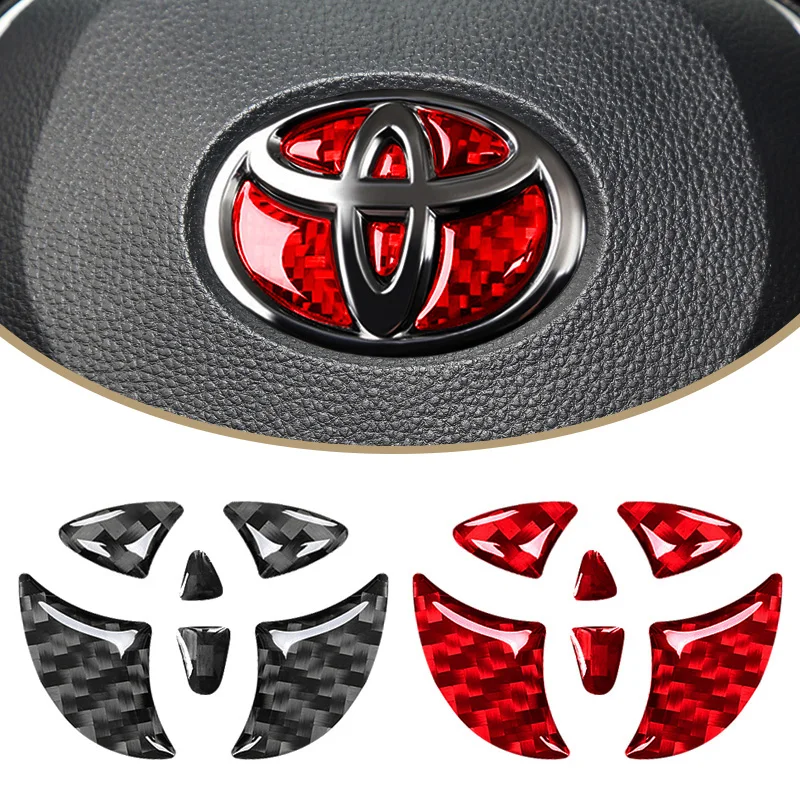 Carbon-Fiber-Trims-Car-Steering-Wheel-Inner-Sticker-For-Toyota-Prius ...