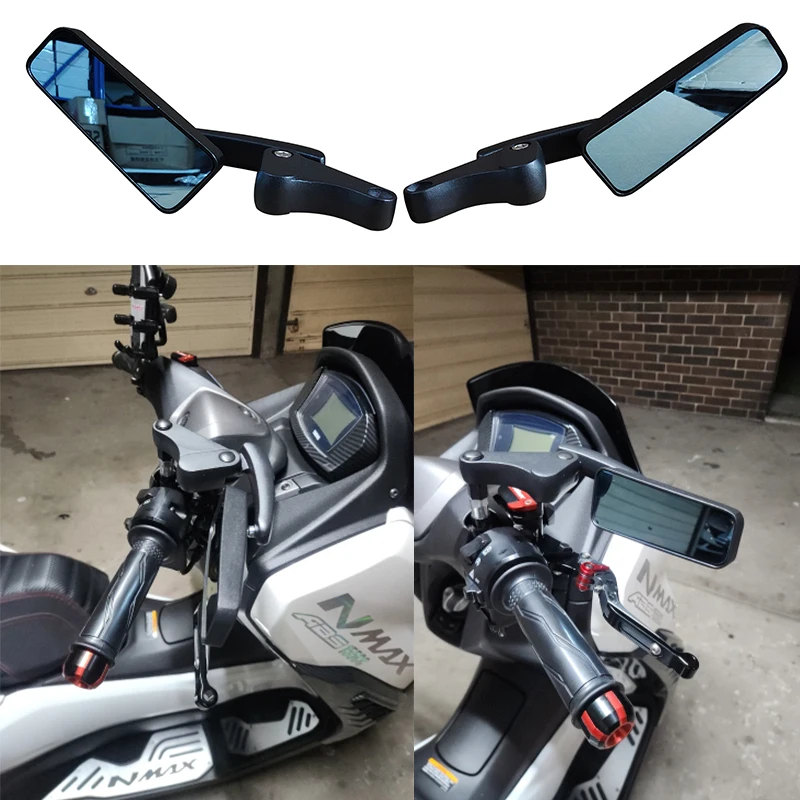 Motorbike Enduro Sport Street Bike Scooter Rearvew Mirrors 8mm 10mm ...