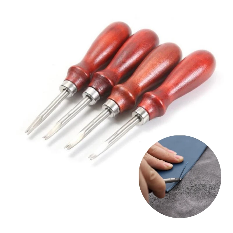 High Carbon Steel Leather Edger Utensil DIY Leather Handicraft Bag ...