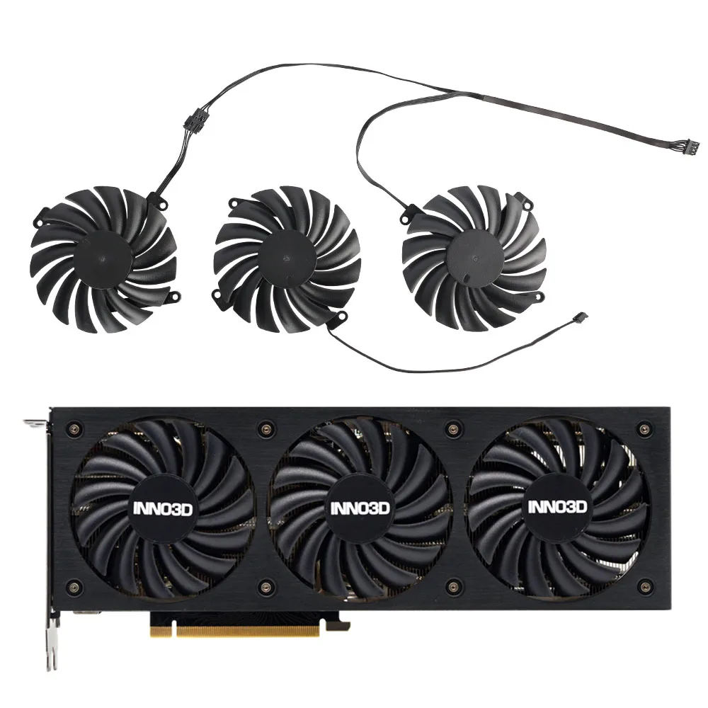 Video Card Fan Replacement For Inno3d Geforce Rtx 3080 3080 Ti 3070 Ti ...