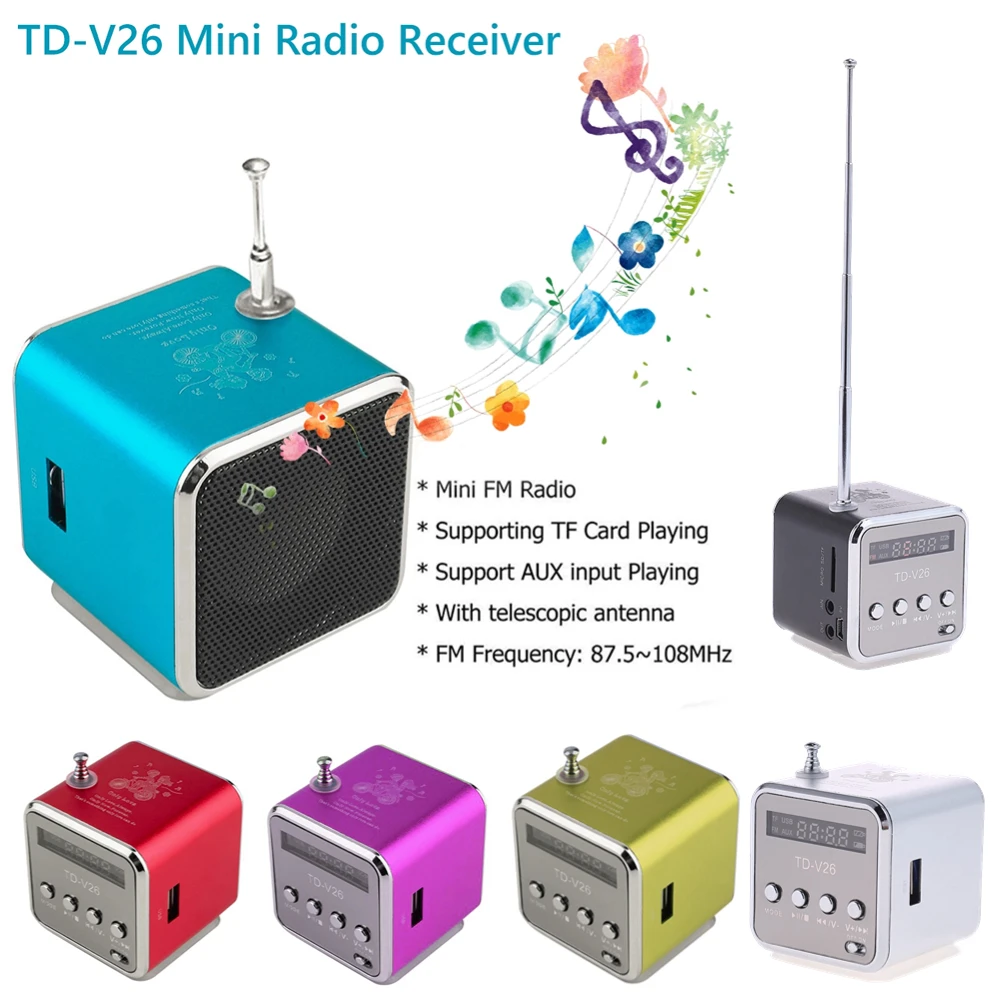 Digital-FM-Radio-Mini-Radio-Receiver-LCD-Display-Wireless-Walkman ...