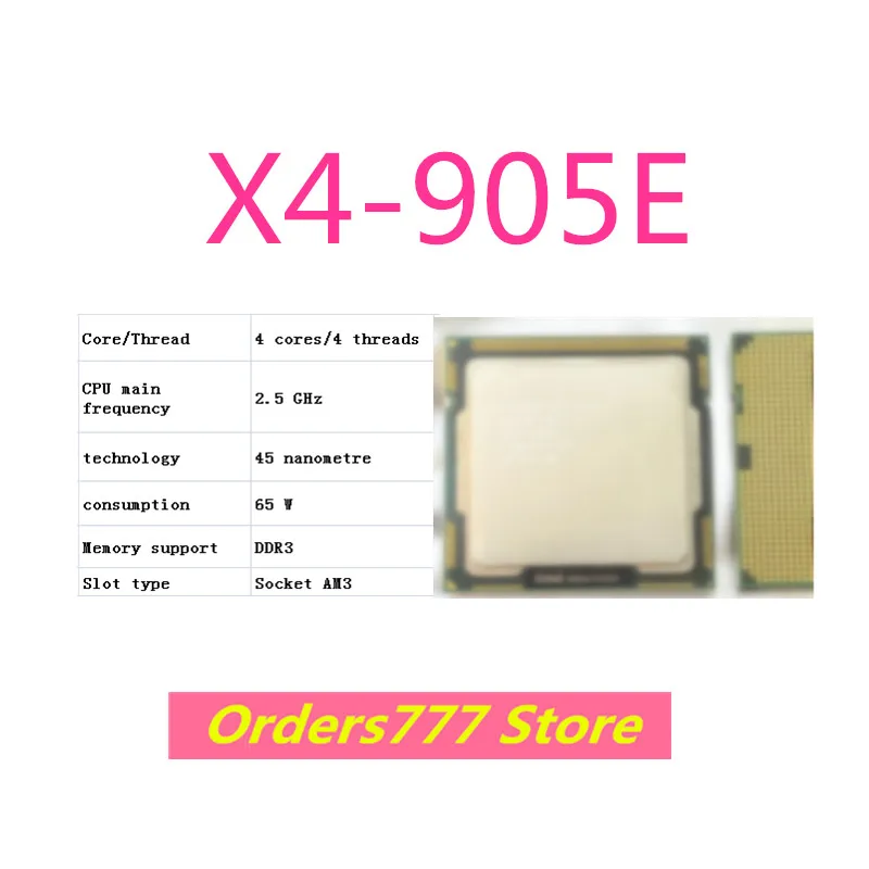 New-imported-original-X4-905E-905E-905-CPU-4-cores-4-threads-Socket-AM3 ...