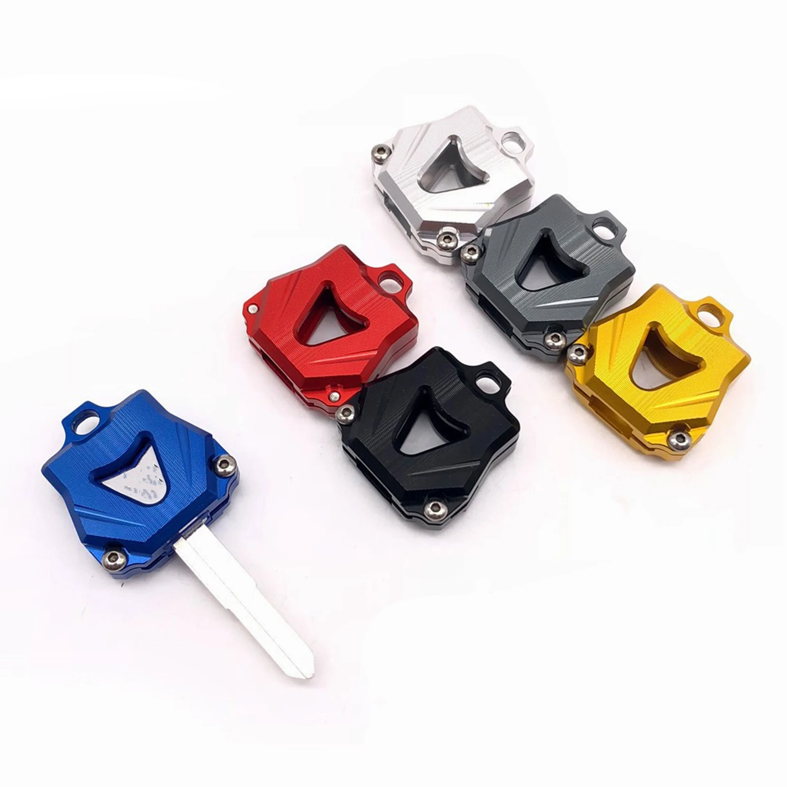 Titanium-Motorcycle-Key-Case-Cover-Motorbike-Shell-For-Yamaha-R3-R15-R1 ...