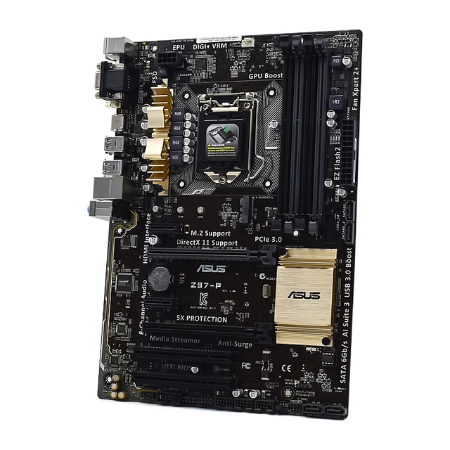 Asus Z97-p Desktop Motherboard Lga 1150 Atx Motherboard, 49% OFF