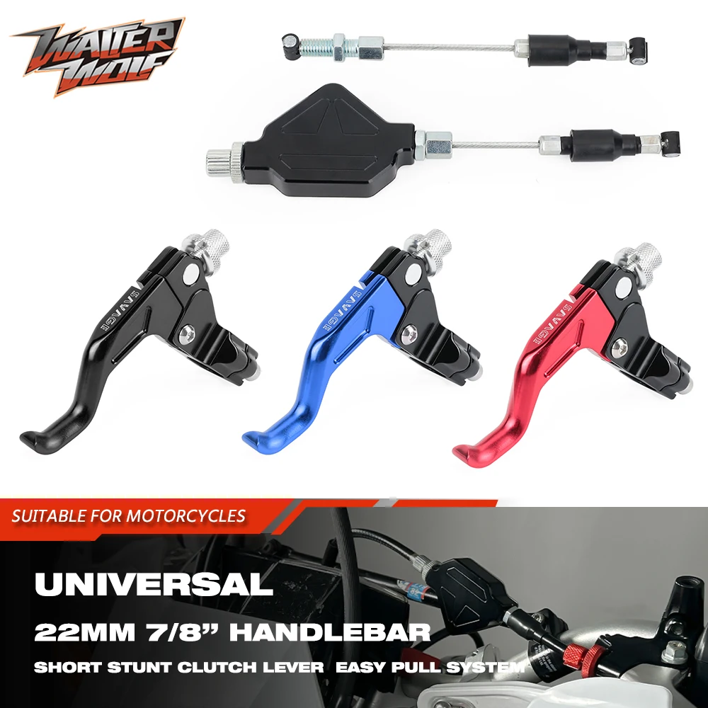 Motocross-Short-Stunt-Clutch-Lever-Easy-Pull-Clutch-Cable-System-For ...
