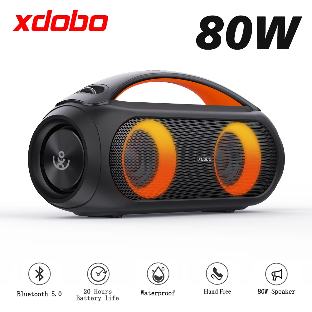 Super-Bass-80W-XDOBO-Bluetooth-Speaker-Wireless-Subwoofer-10400mAh ...